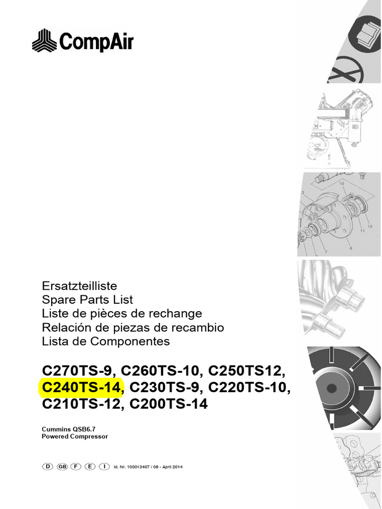 Spare Parts List | PDF