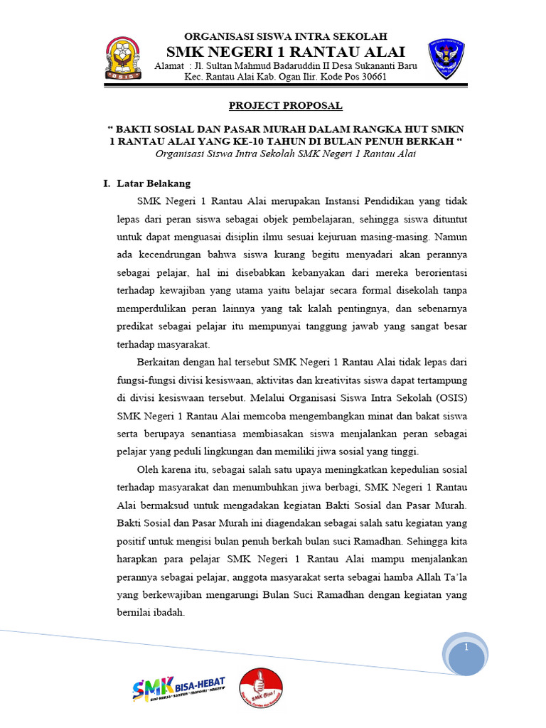 PROPOSAL Ramadhan 2024 | PDF