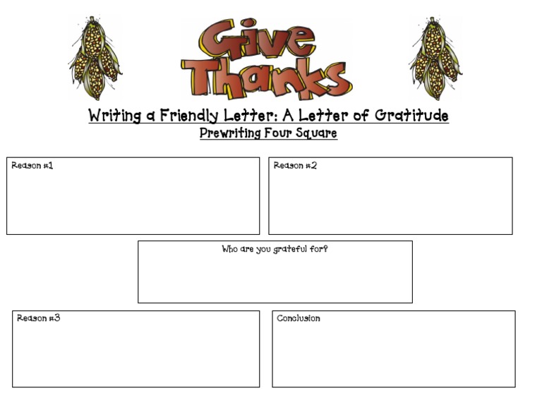 Thanksgiving Friendly Letter | PDF | Gratitude | Personal Development