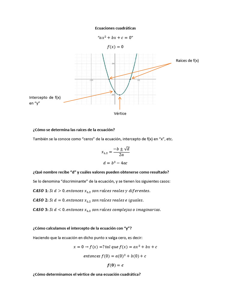 Ecuaciones Cuadraticas | PDF | Matemáticas Aplicadas | Matemática Elemental