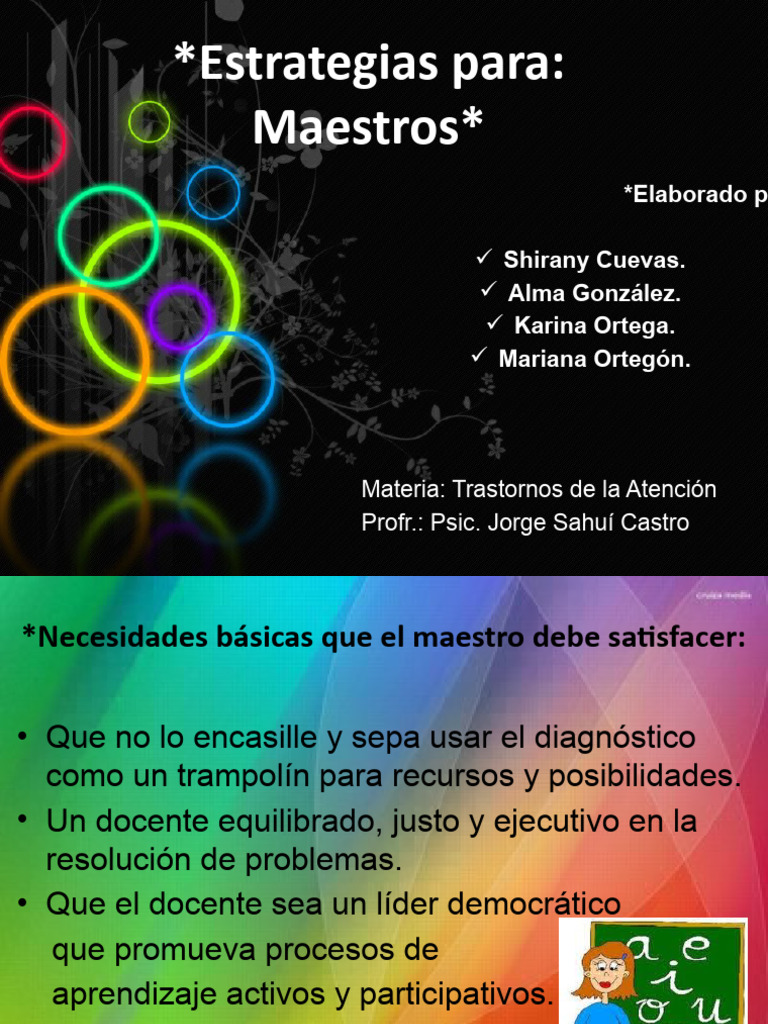 Estrategias Para Maestros Pdf Aprendizaje