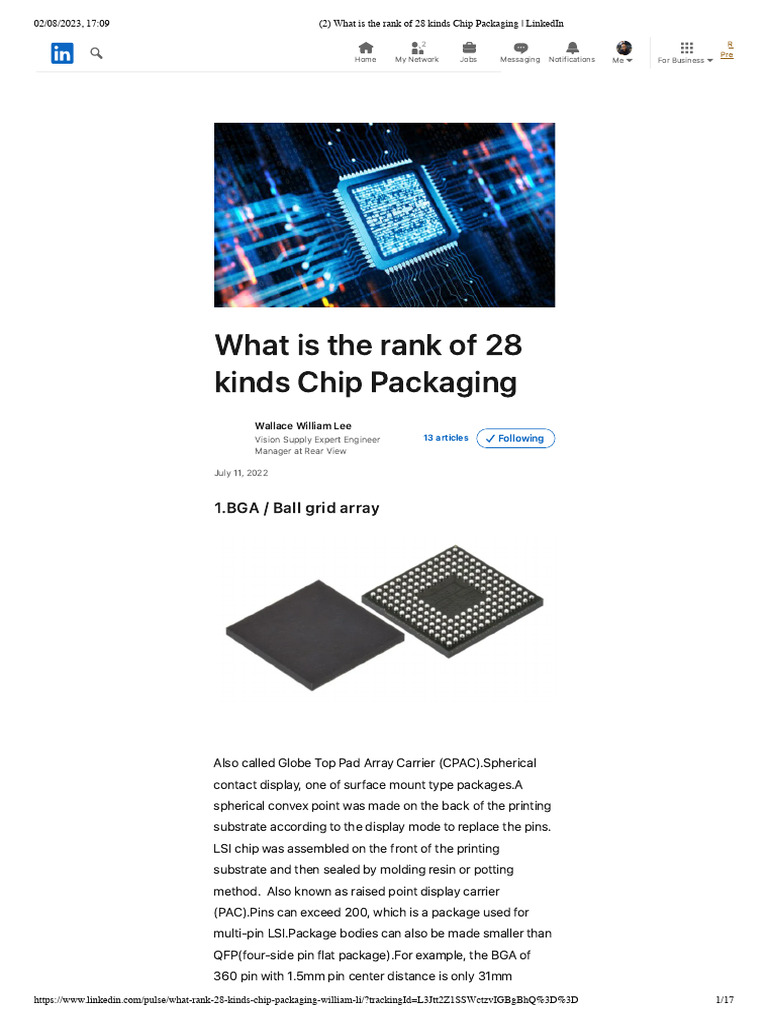 28 Types of ChipPackaging | PDF | Integrated Circuit | Electrical ...