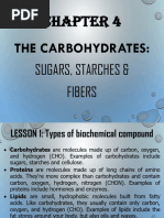 Carbohydrate Worksheet | PDF | Carbohydrates | Polysaccharide