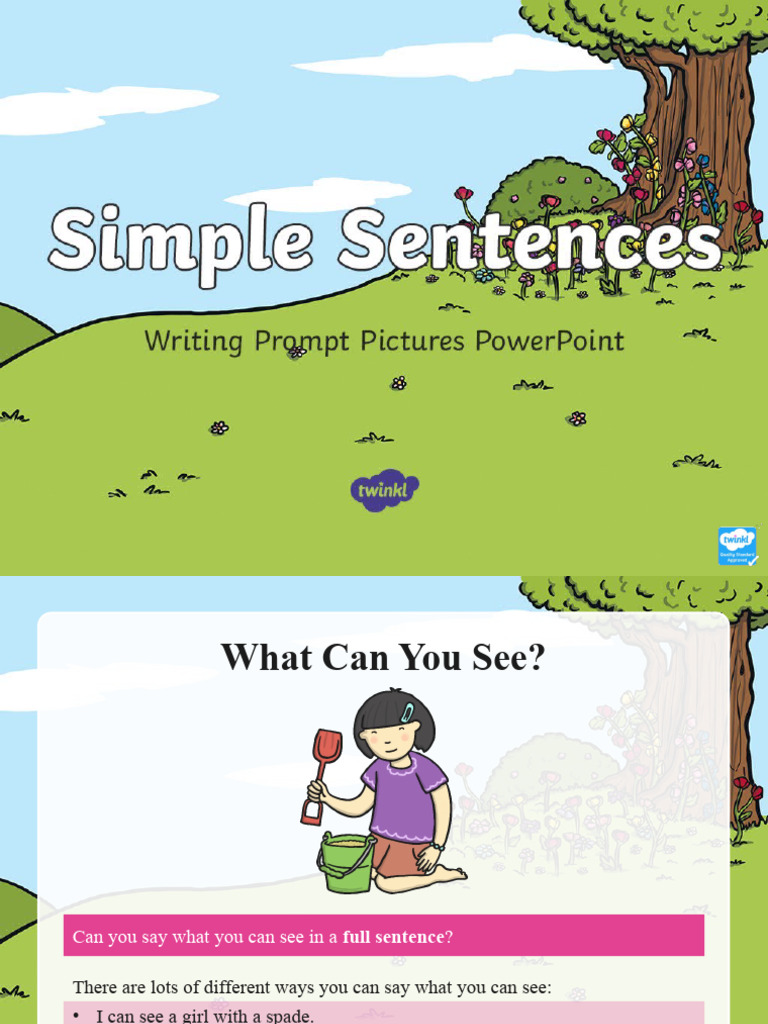 Sentence Writing for Kids | PDF