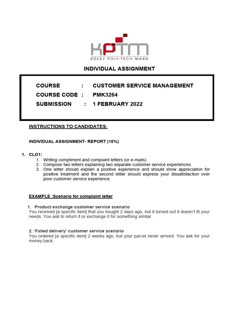 CSM - Individual Assignment - 1 | PDF | Point Of Sale