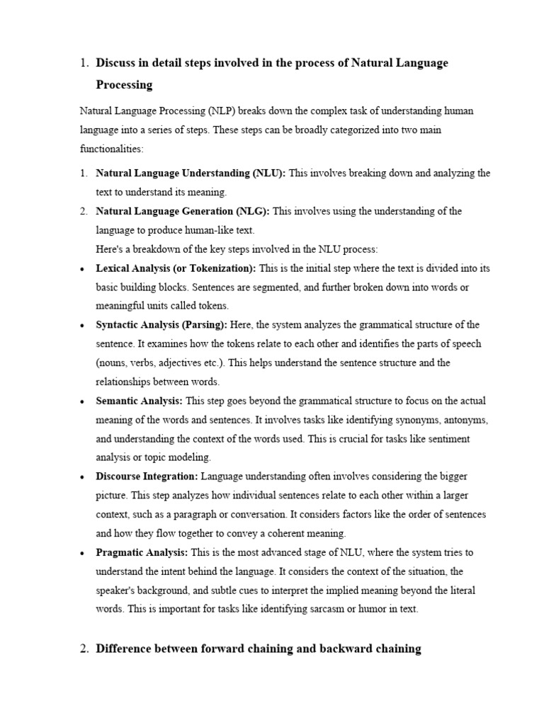 Ai - Ia 2 QB | PDF | Artificial Intelligence | Intelligence (AI) & Semantics