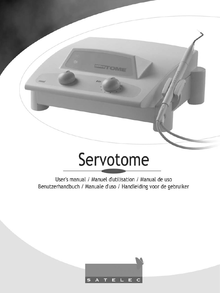 Servotome Manual | PDF | Electrical Connector | Artificial Cardiac ...