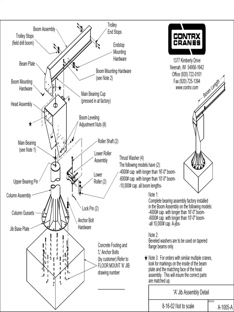 Jib Crane Assembly Parts Guide | PDF