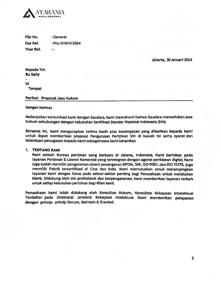 PROPOSAL ; Bu sally - Import keramik | PDF