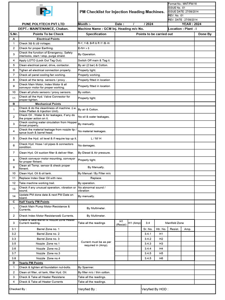 16 Inj. Heading Machine | PDF | Equipment | Mechanical Engineering