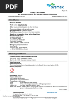 Fluorocell WDF Safety Data Sheet | PDF | Workplace | Physical Sciences