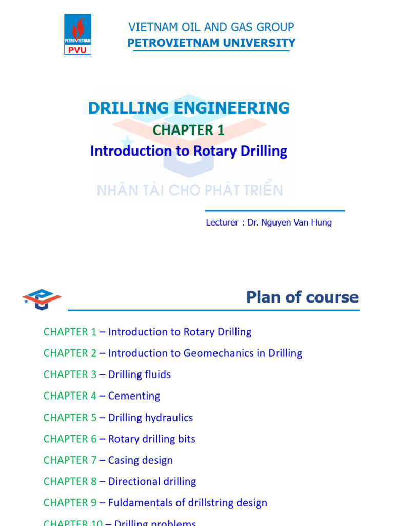 Chapter 1 - Introduction To Rotary Drilling | Download Free PDF | Drilling Rig | Pump