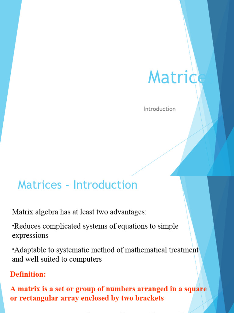 Matrrix | PDF | Matrix (Mathematics) | Mathematical Objects