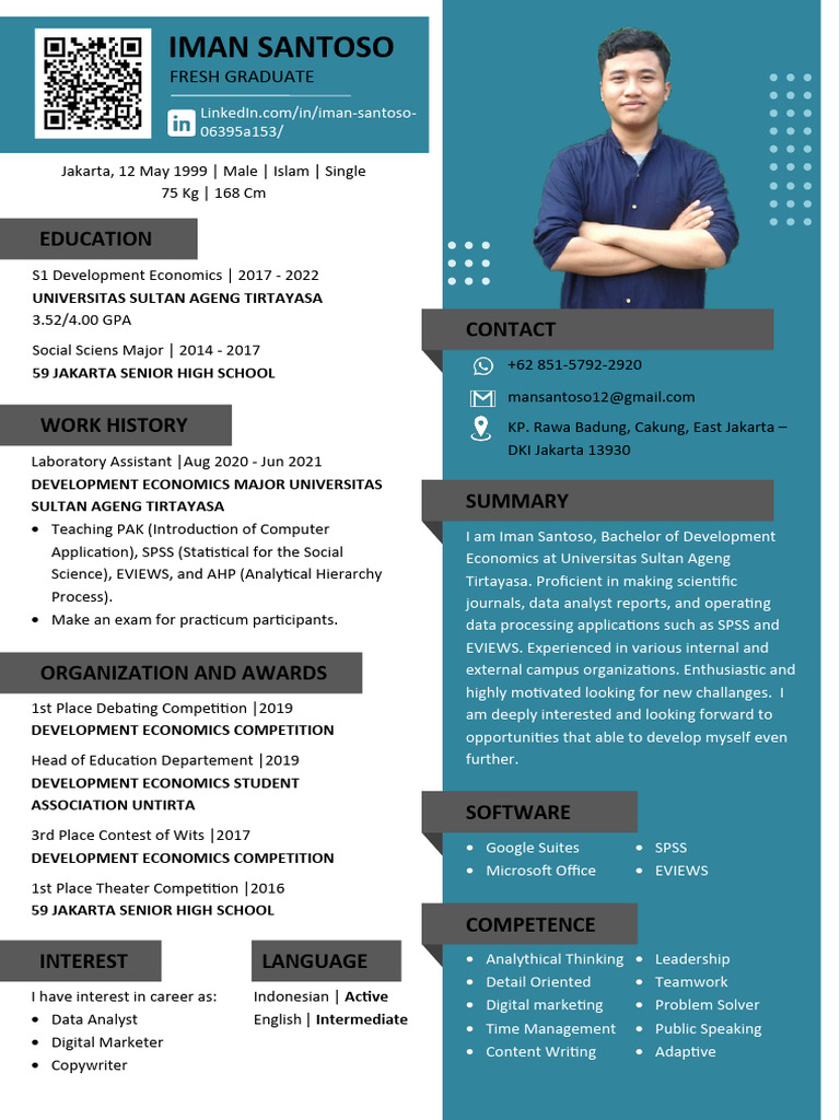 Bhs CV Iman-1 | Download Free PDF | Computing