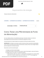 Teste de Fonte de PC: Passo a Passo | PDF | Tecnologia e Engenharia