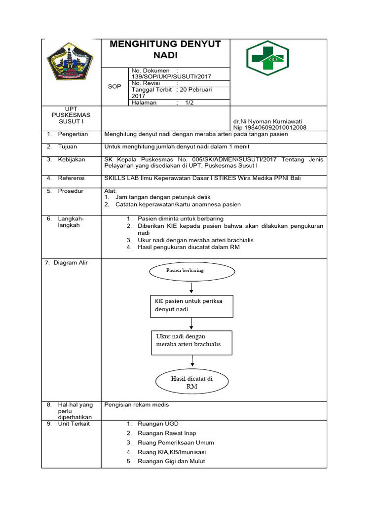 SPO MENGHITUNG DENYUT NADI Ok | PDF | Kesehatan Holistik | Sains ...