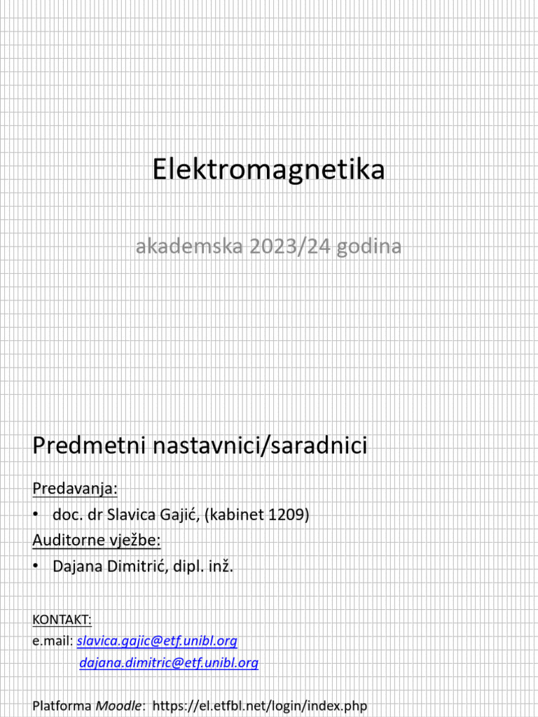 EMG - 1 - Uvod | PDF