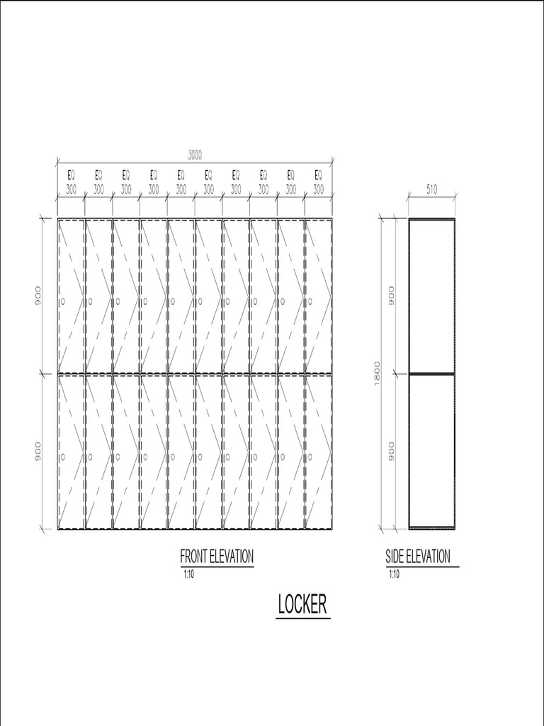Locker Drawing | PDF