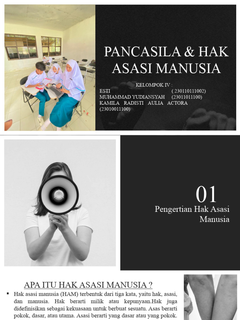 Tugas PPT Pancasila & Hak Asasi Manusia (Esti) | PDF