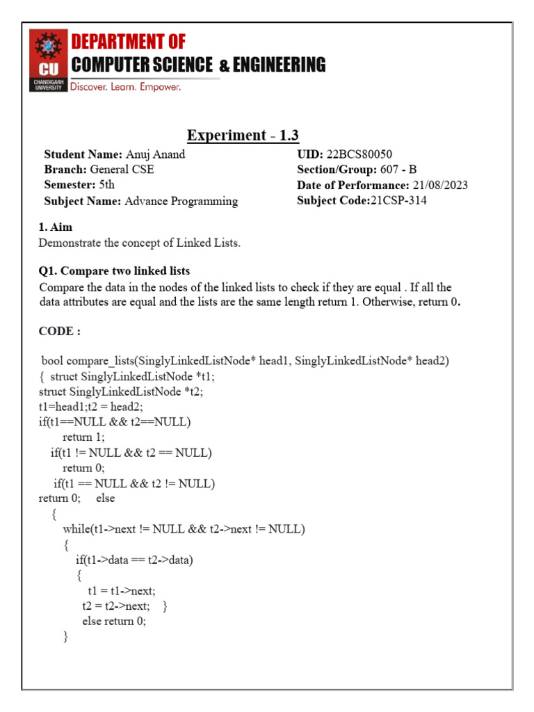 AP 1.3 | PDF | Software Engineering | Computer Science