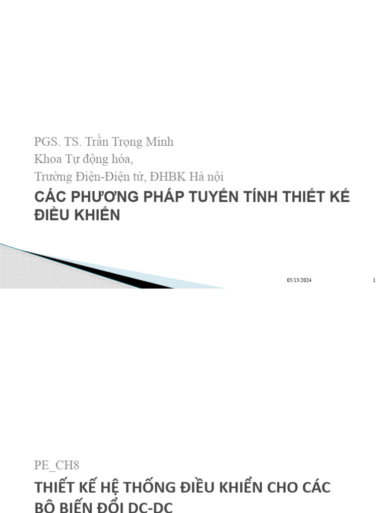 PE Control CH8 | PDF