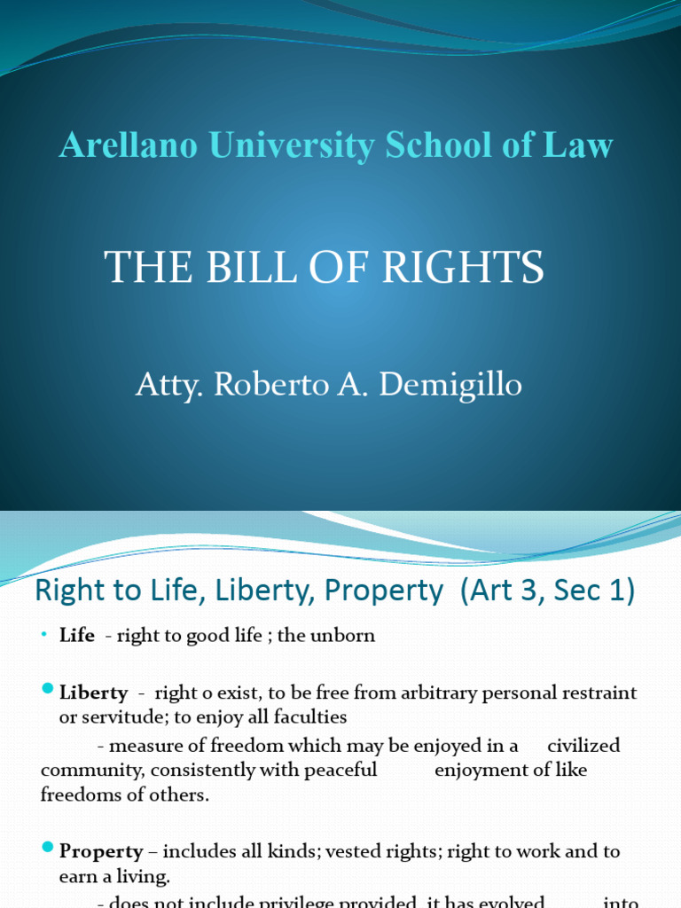 The Bill of Rights PPT - Pptxconsti II | PDF | Search And Seizure ...