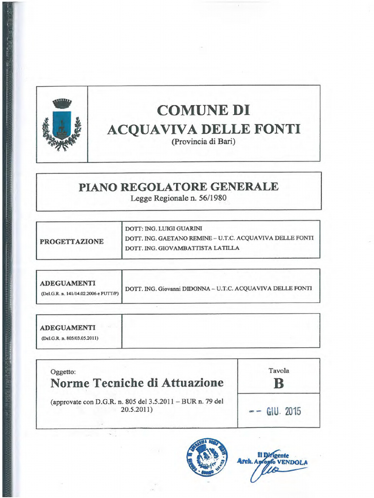Tav. B - Norme Tecniche Di Attuazione | PDF