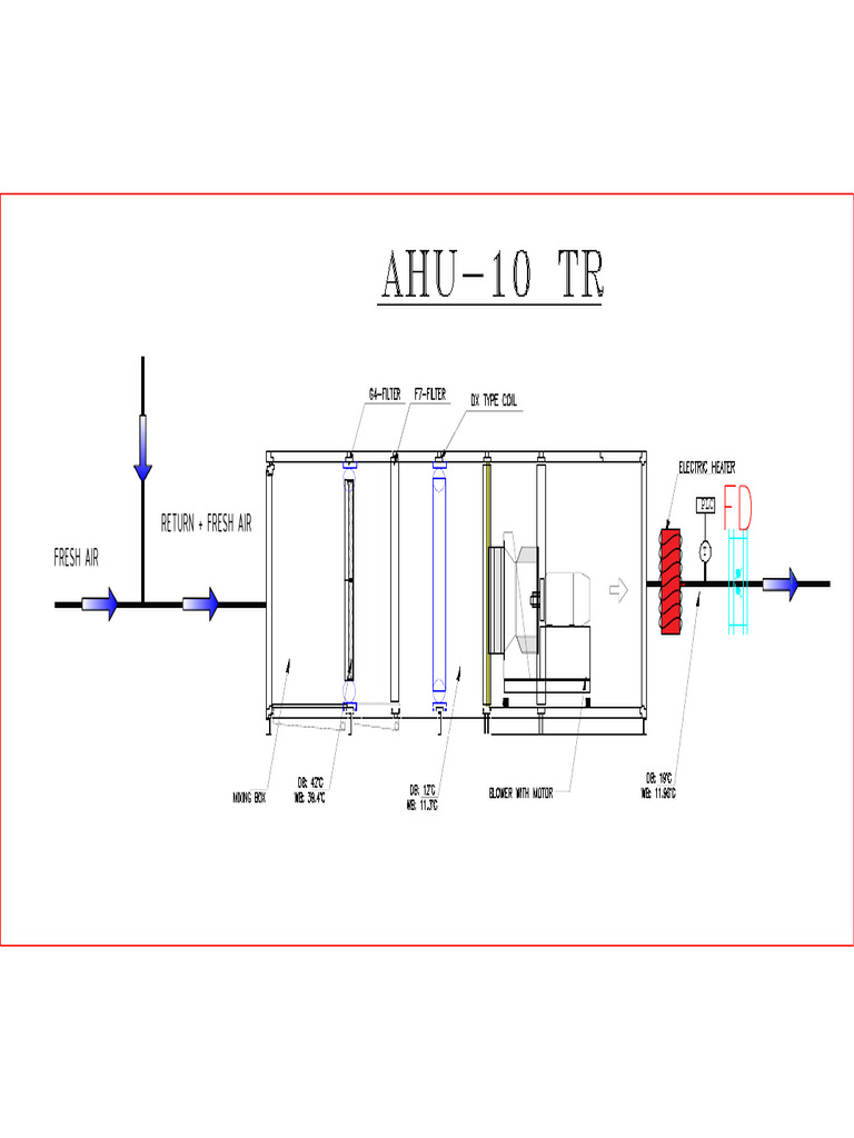 Schamatic For AHU | PDF