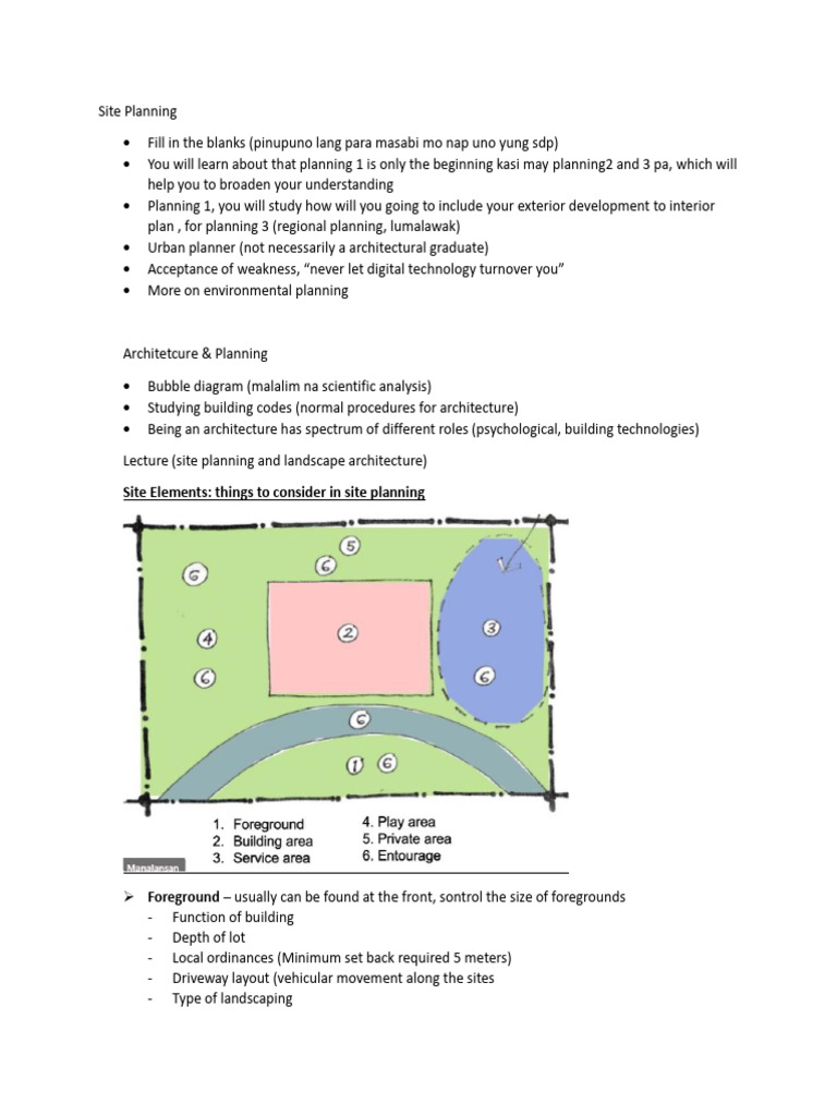 Sie Planning (NOTES) | PDF | Soil | Groundwater