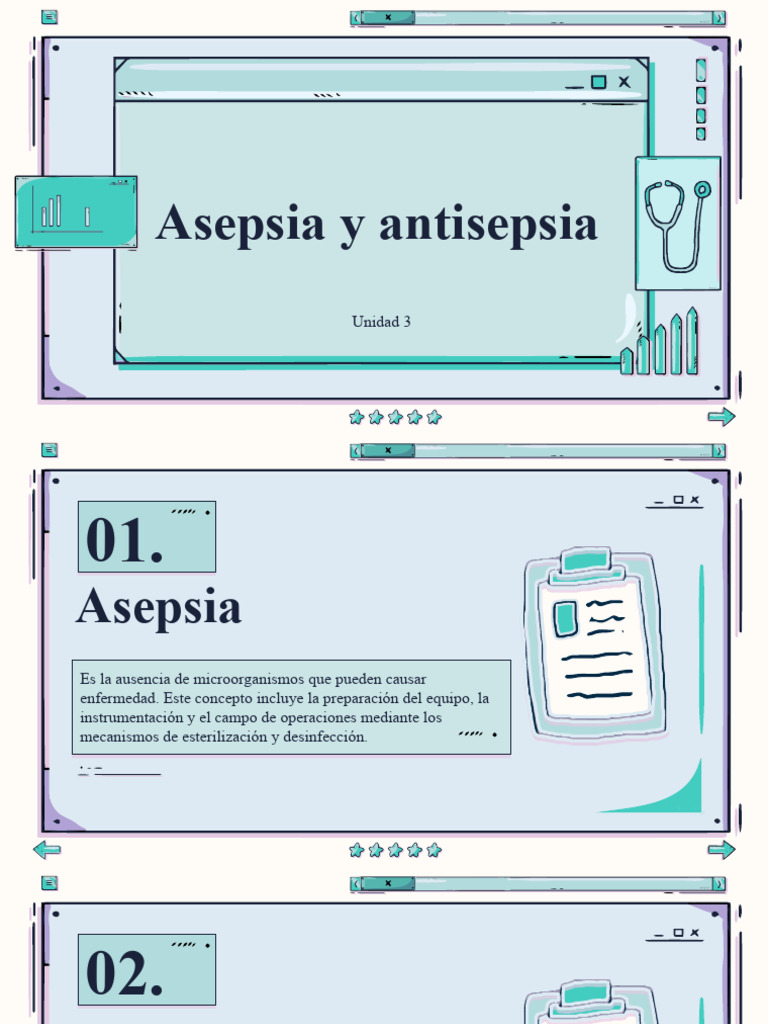 Asepsia y Antisepsia en Procedimientos Médicos | PDF | Esterilización ...