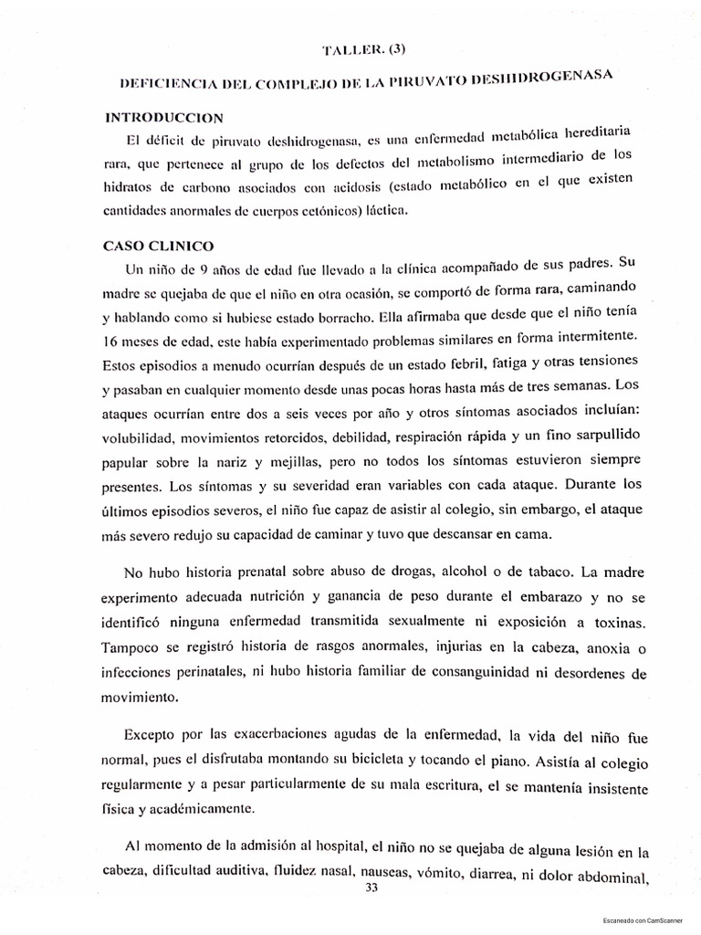 Caso Clinico 2 PDHD | PDF