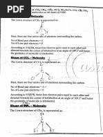 Hybridization and Molecular Geometry Chart | PDF
