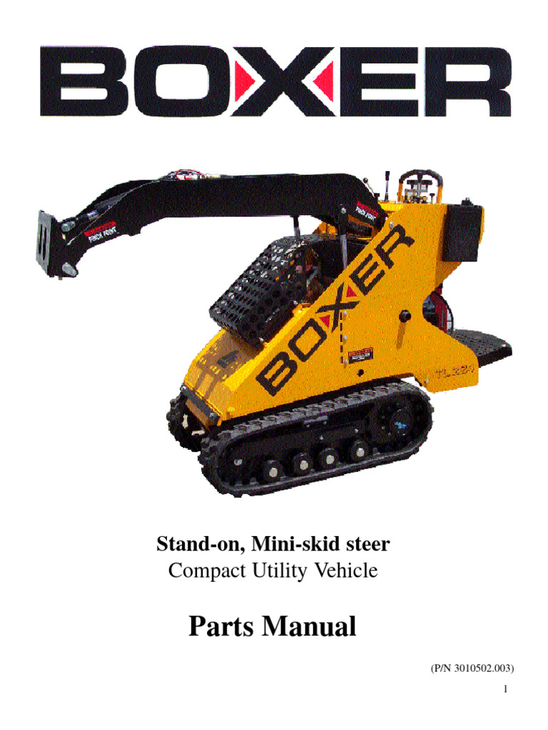 Boxer TL224 Parts Manual 2002 | PDF | Pump | Manufactured Goods