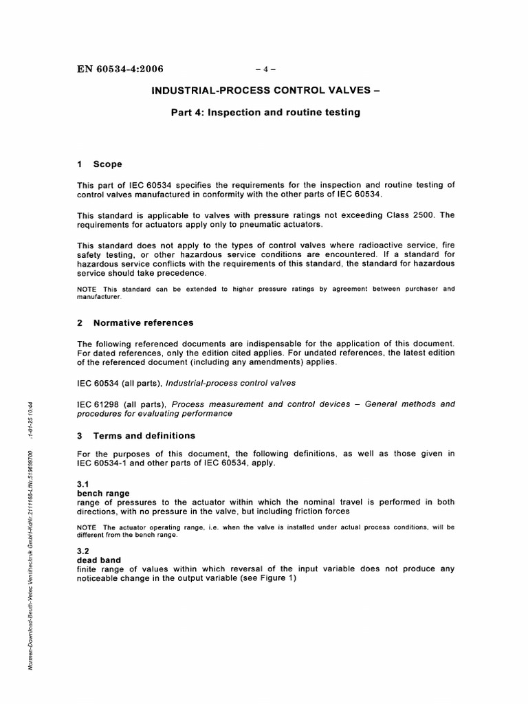 IEC 60534 4 - EN - Dat | PDF
