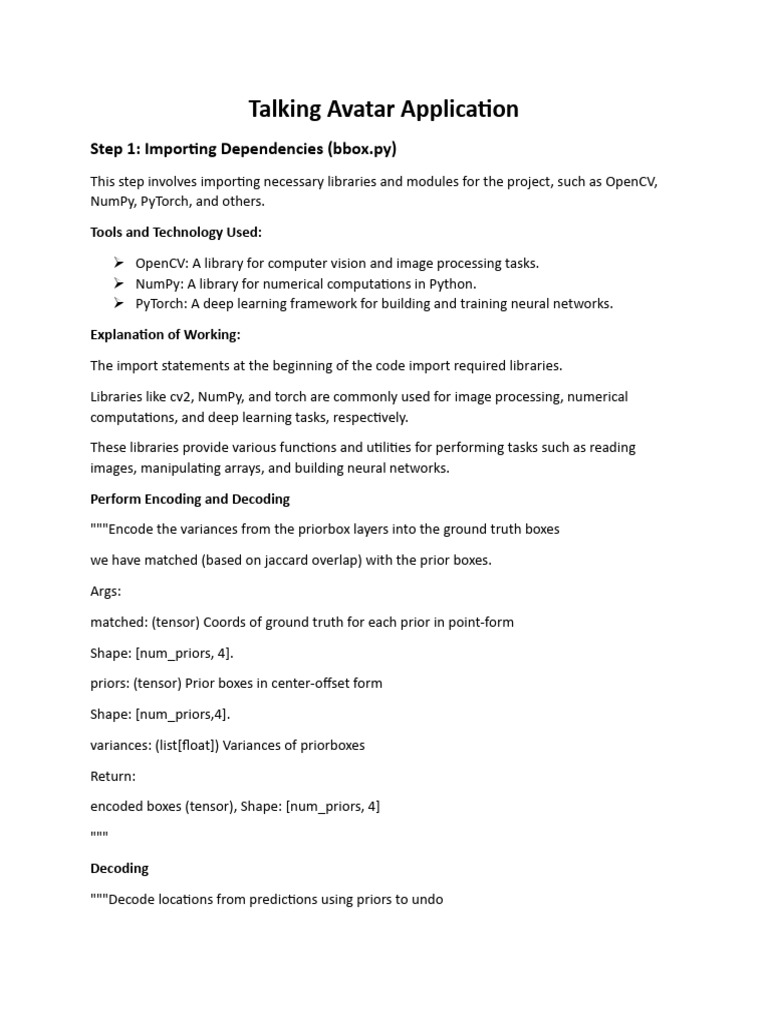 Talking Avatar Application | PDF | Artificial Neural Network | Deep ...