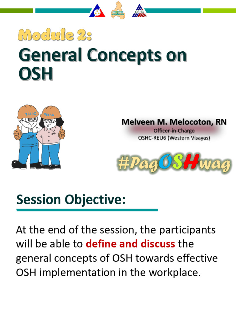 Module 2 - General Concepts On OSH | PDF | Occupational Safety And Health | Safety