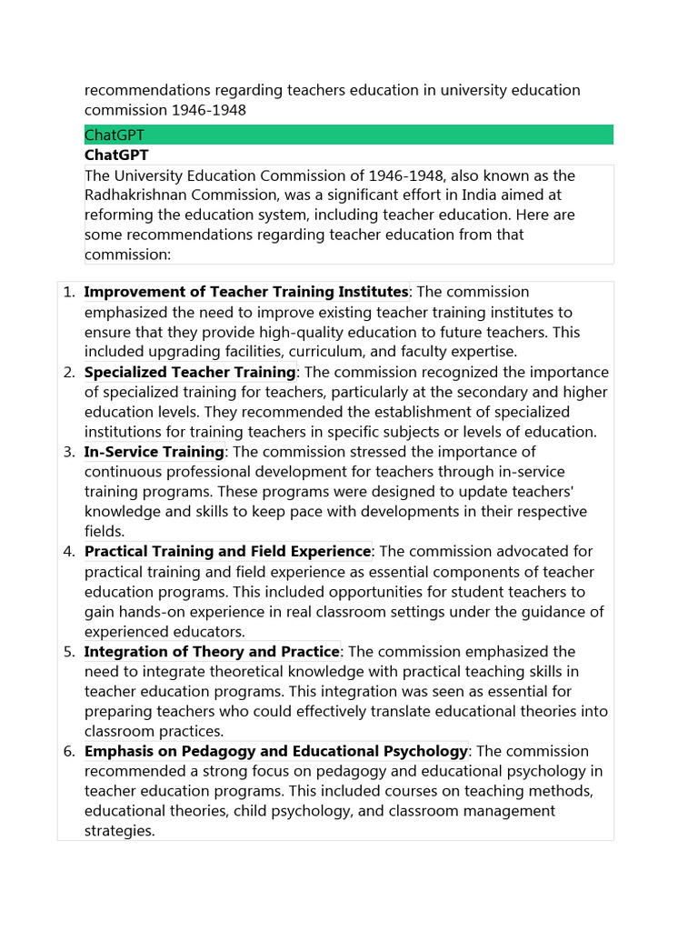 Teacher Education Reforms 1946-1948 | PDF | Teacher Education | Teachers
