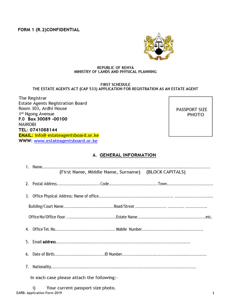 Application Form Earb | PDF | Justice | Crime & Violence