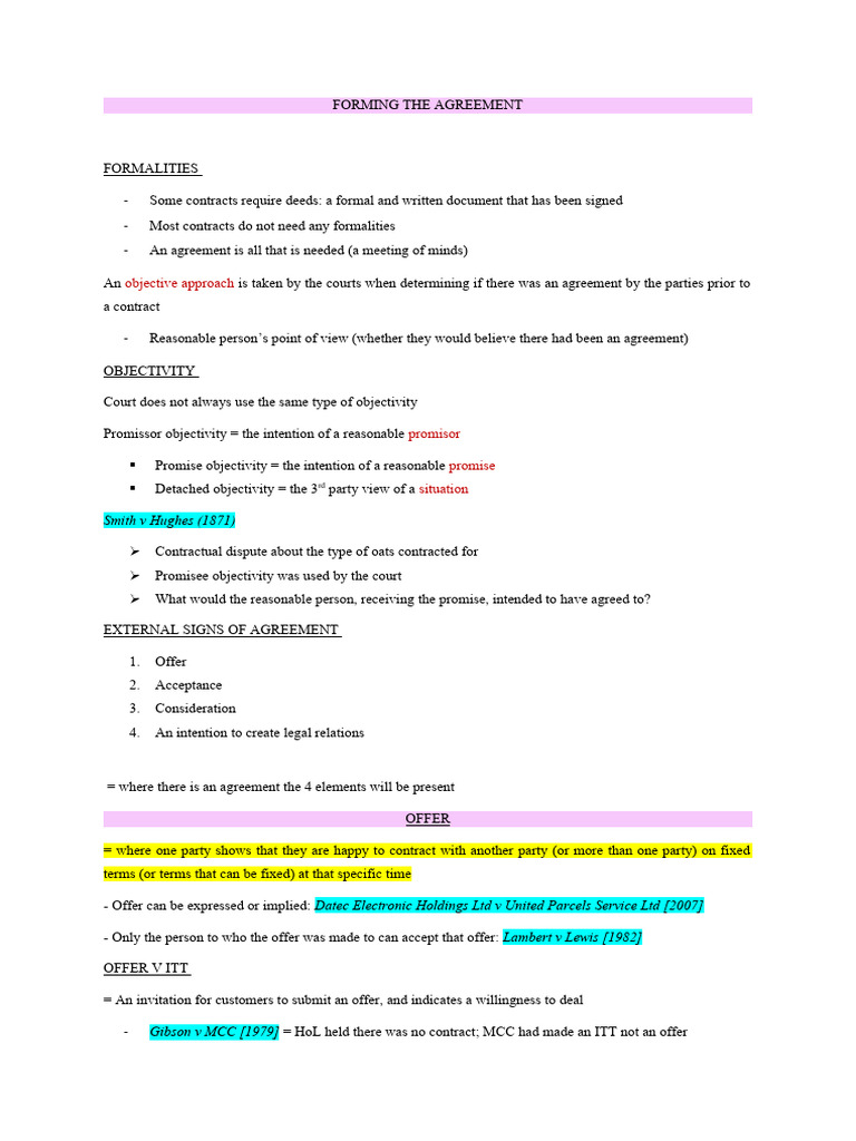 THE AGREEMENT | PDF | Consideration | Estoppel