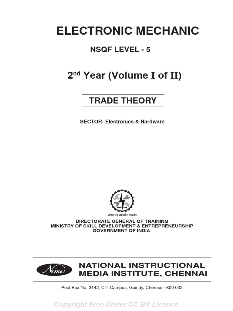 Electronic Mechanic (NSQF) 3rd SEM Theory | Download Free PDF | Printed Circuit Board ...