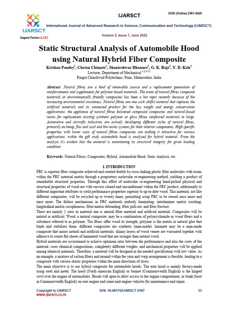 Paper 5107 | PDF | Composite Material | Stress (Mechanics)