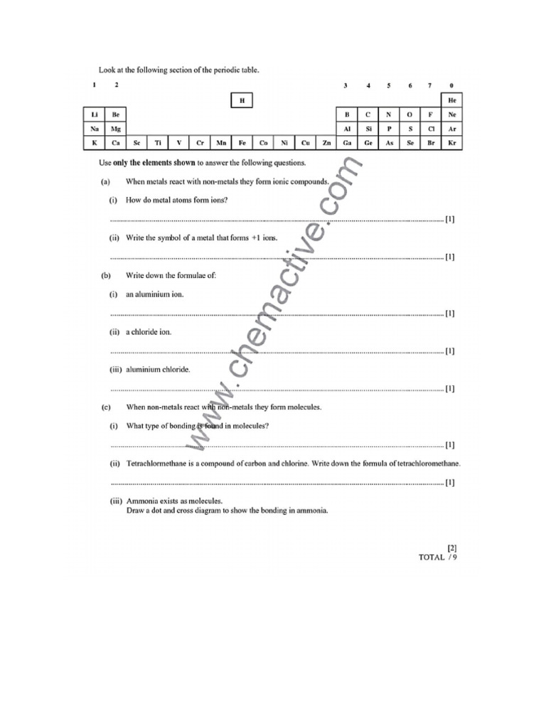 Paper Chemistry o Levels Feb | PDF