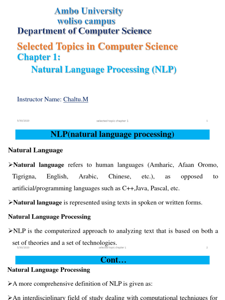 chapter 1 | PDF | Word | Parsing