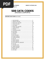 Airline Meal Codes | PDF