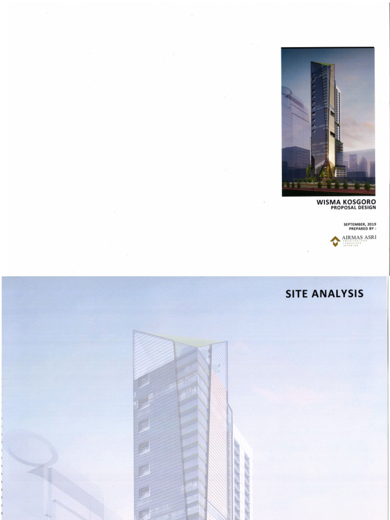 Proposal Design Wisma Kosgoro | PDF