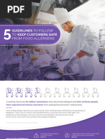 Allergen Management in Catering | PDF | Food Allergy | Sauce