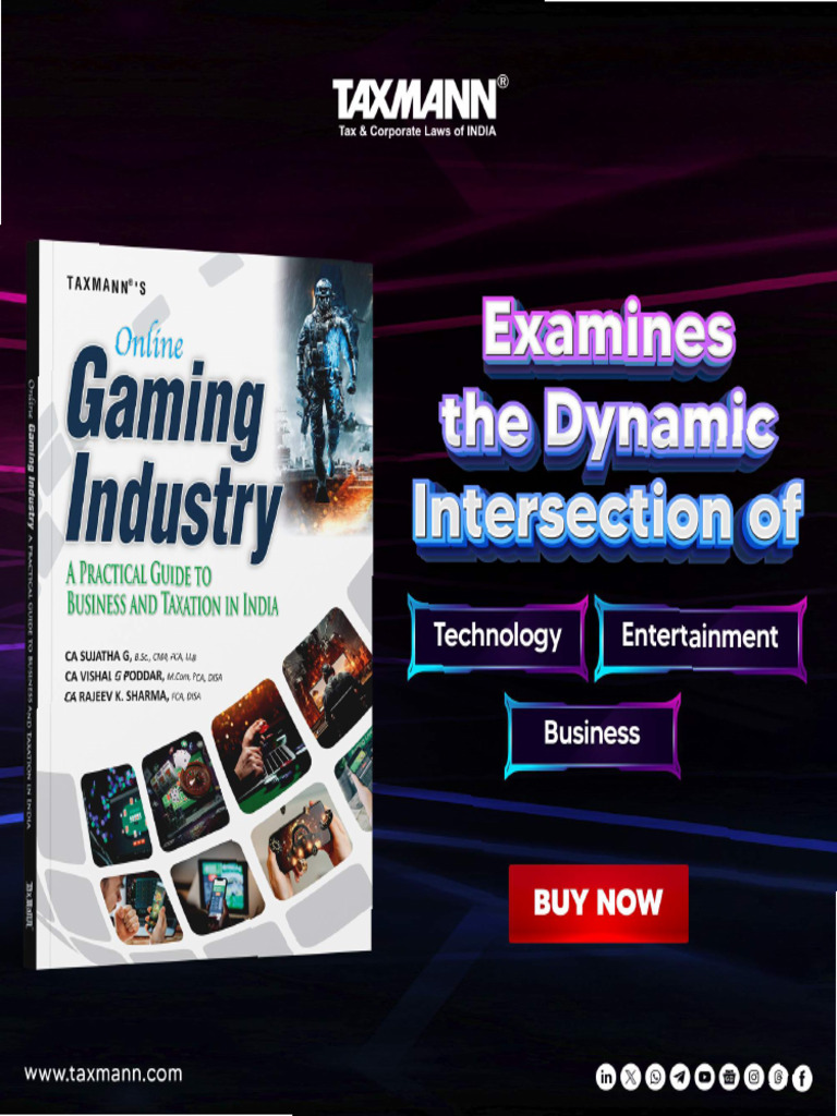 Taxmann's Online Gaming Industry - A Practical Guide To Business and ...