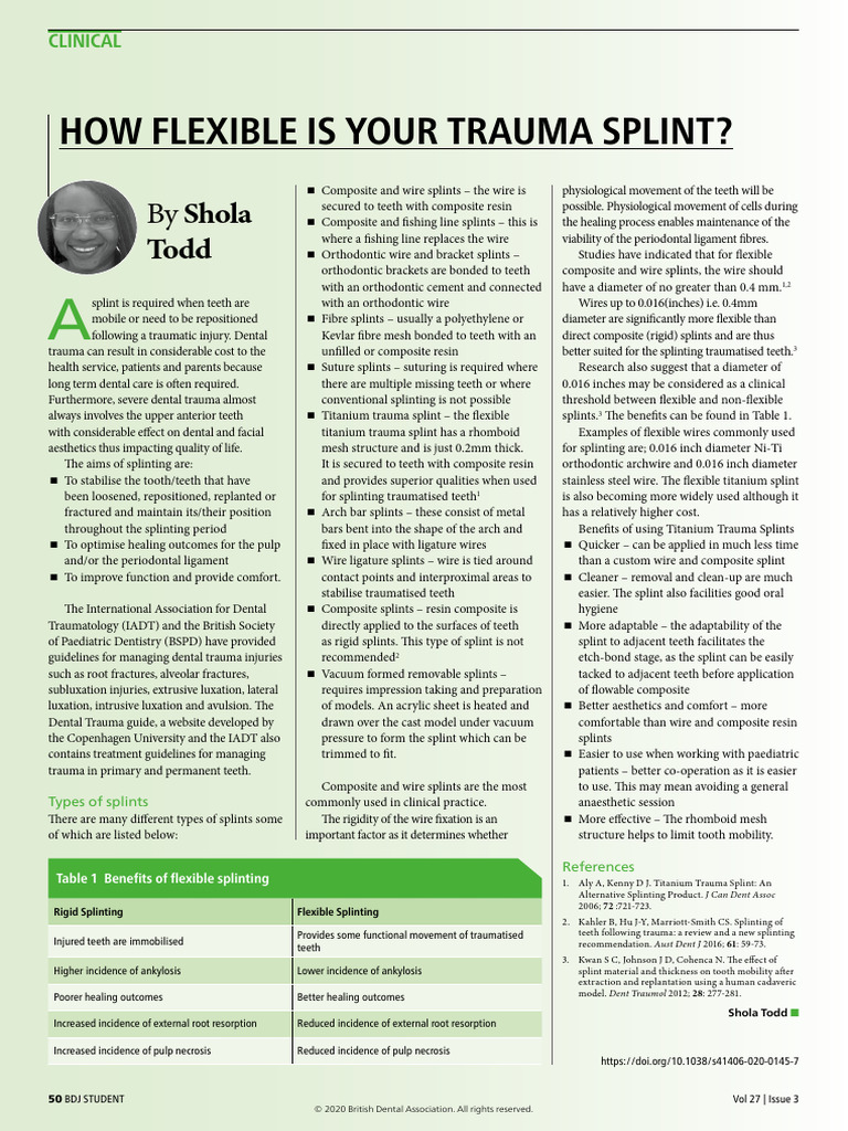 Splints | Download Free PDF | Orthodontics | Medical Specialties