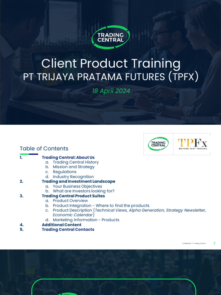 Trijaya Pratama (TPFX) - TC Training Deck - April 2024 | PDF | Technical Analysis | U.S ...