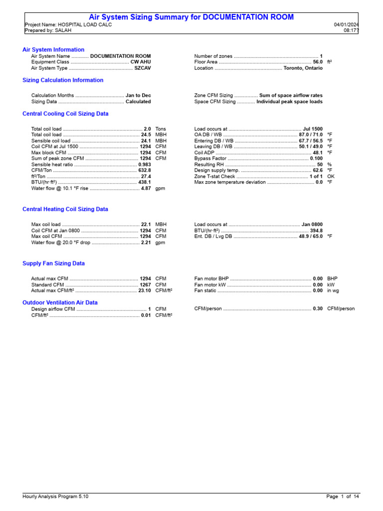 Documentation Room | Download Free PDF | Ventilation (Architecture ...